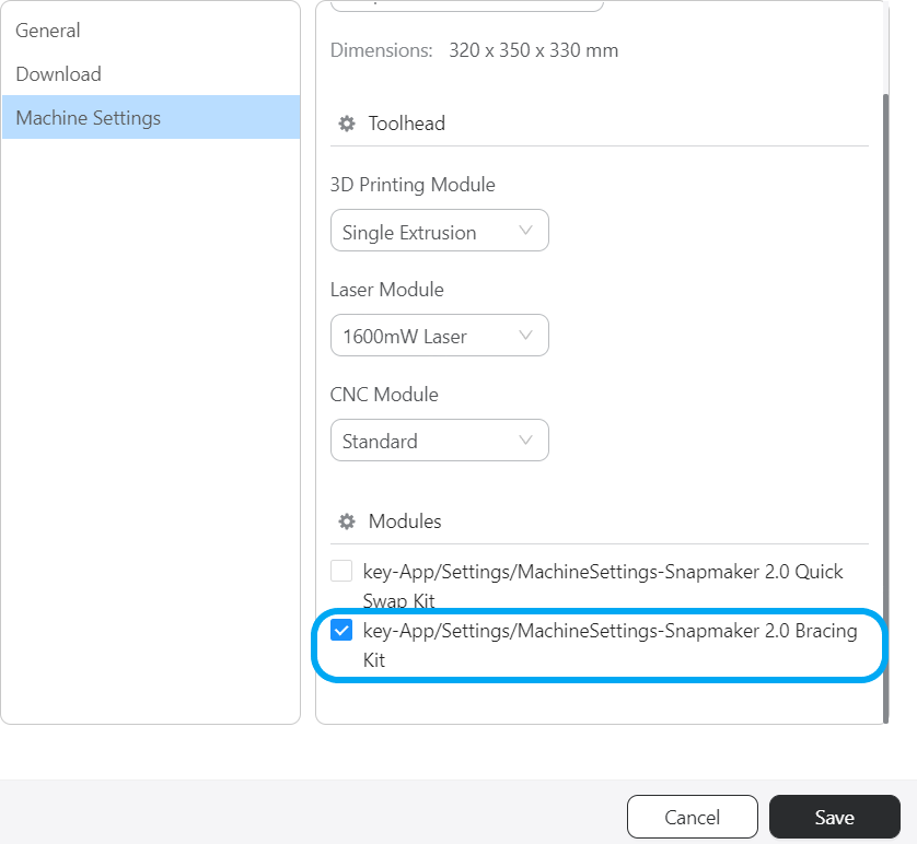 Quick Start Guide for Snapmaker 2.0 Bracing Kit | Snapmaker Wiki