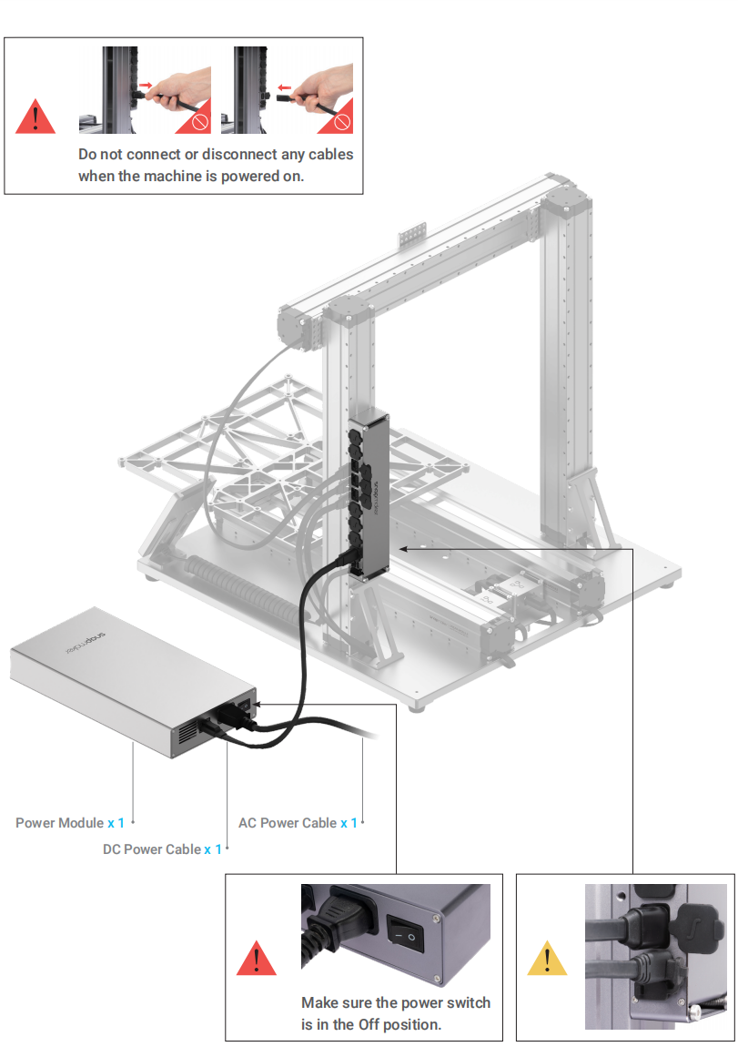 Assembling the Machine Body of A350T & Quick Swap Kit Bundle | Snapmaker Wiki