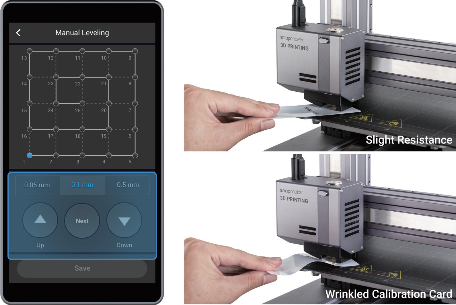 Leveling the heated bed | Snapmaker Wiki