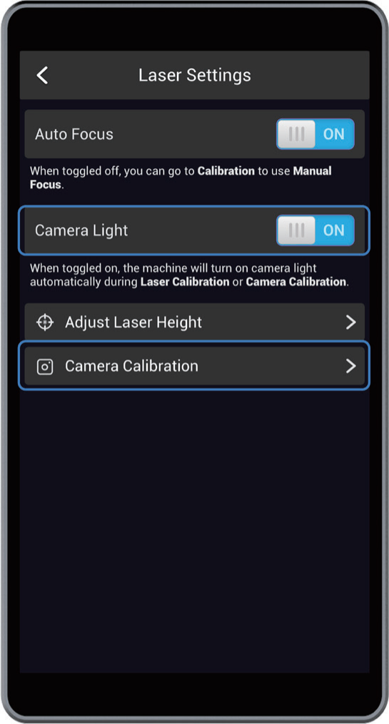 Calibrating the camera for 1600mW laser module | Snapmaker Wiki